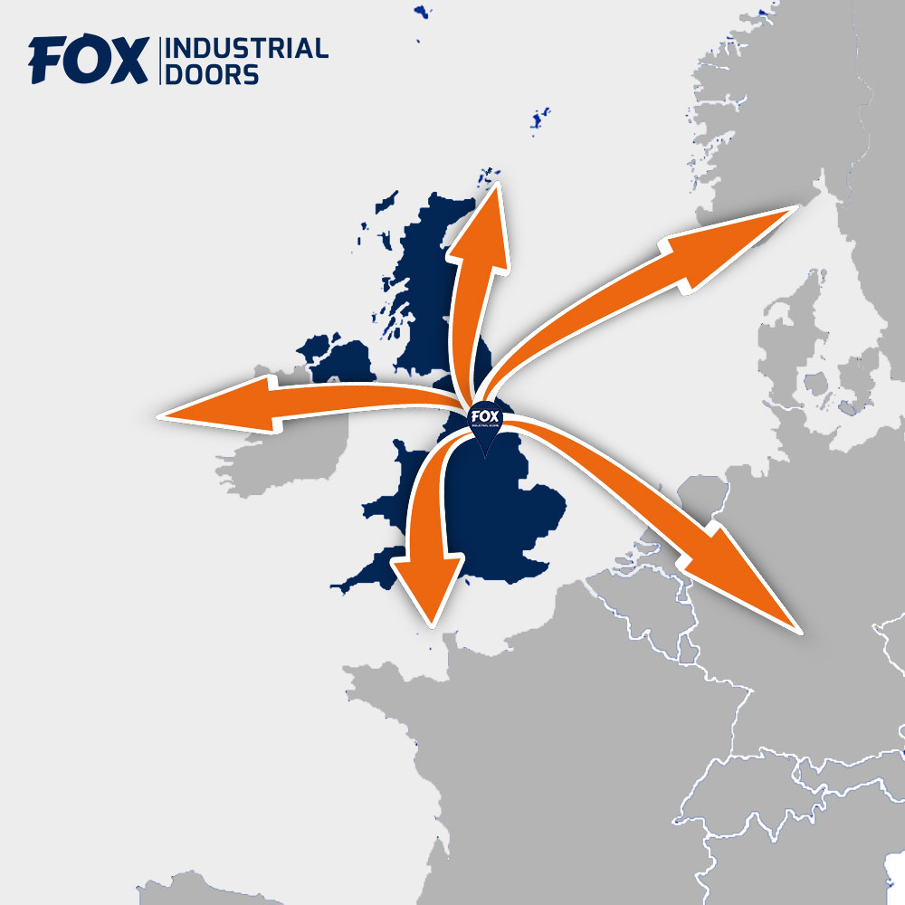 Door Exports | Fox Industrial Doors Ltd